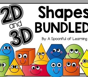 3D Shapes Galore! - A Spoonful of Learning