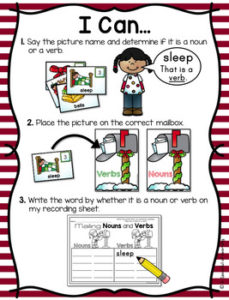 December Literacy Centers - First Grade - A Spoonful of Learning