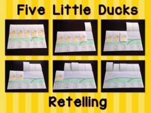 Five Little Ducks- Math and Literacy Activities! - A Spoonful of Learning