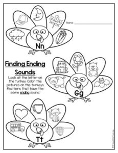 Kindergarten Homework- November (English Only) Aligned to CC - A ...