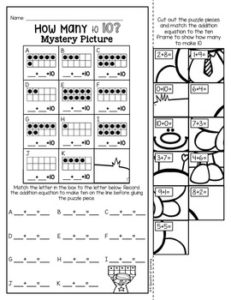 Making Ten Mystery Puzzles - A Spoonful of Learning