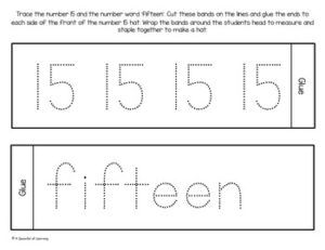 Number Hats 11-20! - A Spoonful of Learning