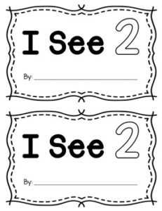 Number Two Interactive Mini Readers- FREEBIE!! - A Spoonful of Learning