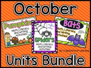 October Thematic Units BUNDLED - A Spoonful of Learning