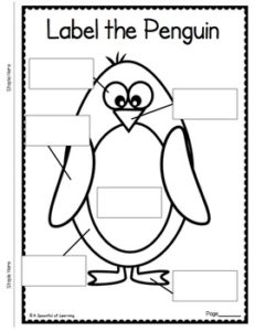 Penguins: Literacy & Writing Fun! - A Spoonful of Learning