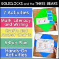 Goldilocks and the Three Bears Mini Unit - A Spoonful of Learning