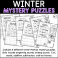 Winter Mystery Puzzles - A Spoonful of Learning