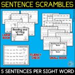 Sight Word Reading, Writing, and Sentence Scrambles BUNDLE - A Spoonful ...