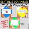 Sight Word Reading, Writing, and Sentence Scrambles BUNDLE - A Spoonful ...