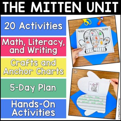 The Mitten! Math and Literacy Activities! - A Spoonful of Learning