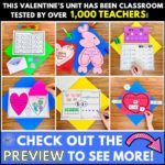 Valentine's Day Math, Literacy, & Writing Activities - A Spoonful of ...