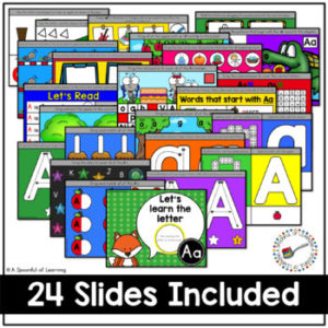 Digital Alphabet Activities - Letter Aa for GOOGLE SLIDES | SEESAW - A ...