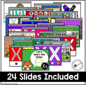 Digital Alphabet Activities - Letter Xx for GOOGLE SLIDES | SEESAW - A ...