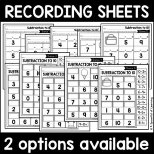 Digital Math Games - Subtraction to 10 | Digital Math Centers | Google ...