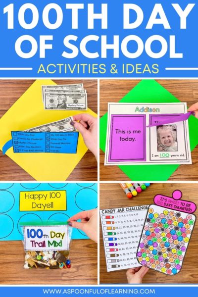 16 Ideas for 100 Days of School - A Spoonful of Learning