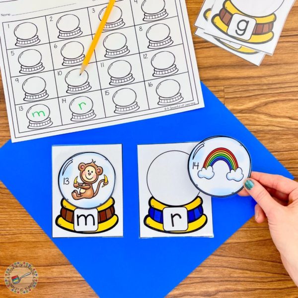 Hands-on Kindergarten Centers for January - A Spoonful of Learning