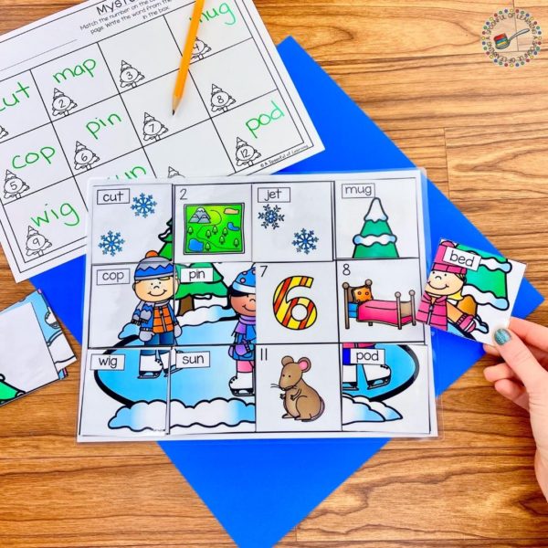 Back from Winter Break Activities for Kindergarten - A Spoonful of Learning