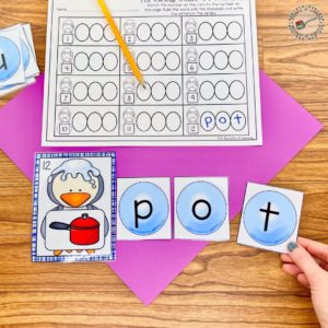 Hands-on Kindergarten Centers for January - A Spoonful of Learning