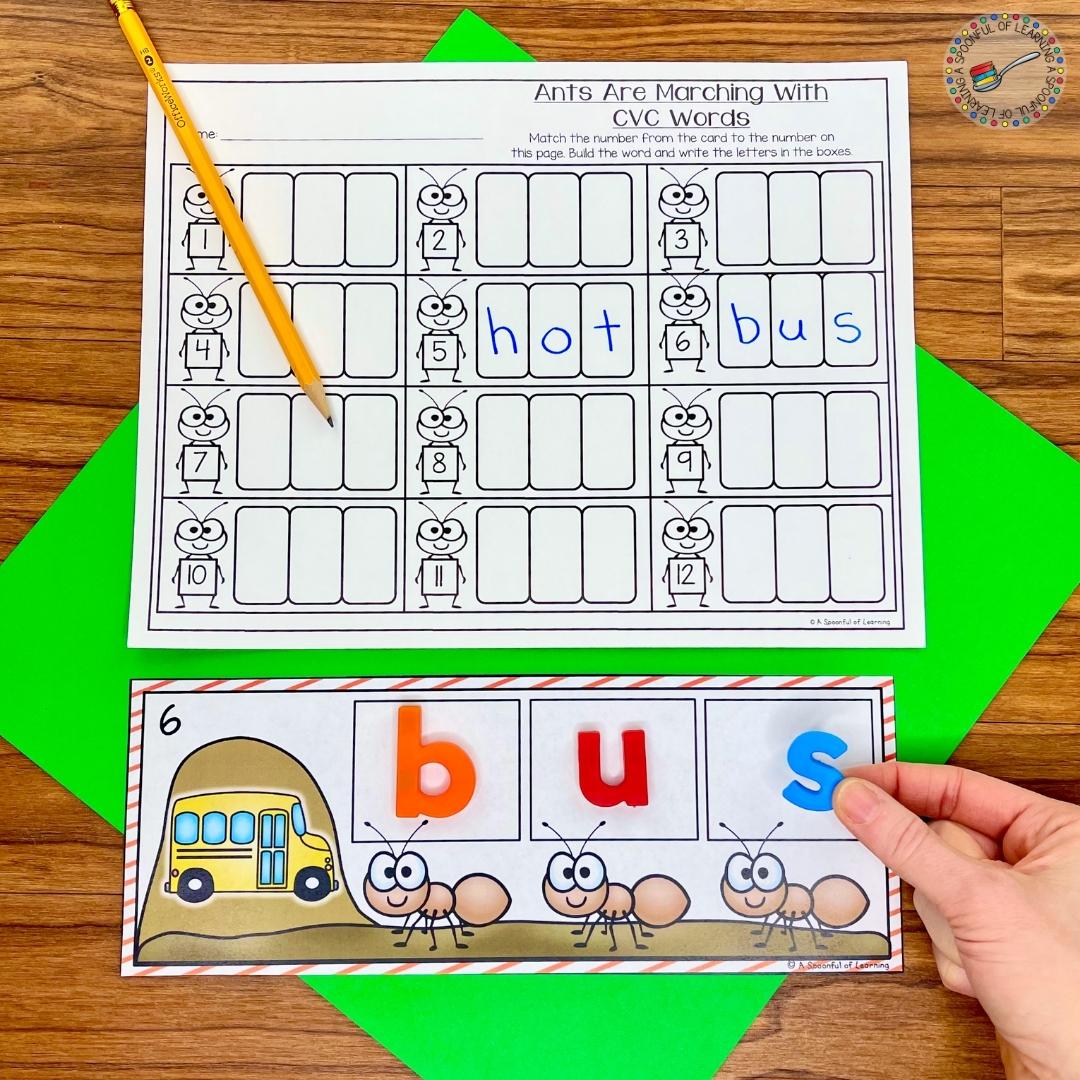 Hands-On Spring Centers for Kindergarten - A Spoonful of Learning