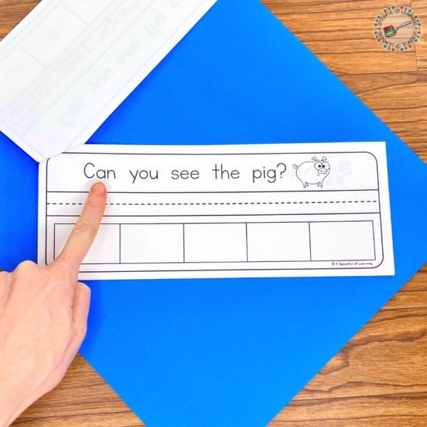 How to Use Sight Word Sentence Scrambles in Kindergarten - A Spoonful ...