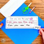 How to Use Sight Word Sentence Scrambles in Kindergarten - A Spoonful ...