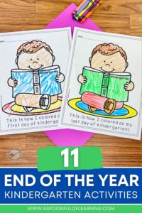 11 Fun End of the Year Kindergarten Activities - A Spoonful of Learning