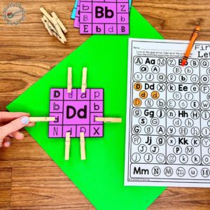 Letter Recognition Activities for Kindergarten - A Spoonful of Learning
