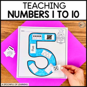 Numbers 1-4 Flip Book- FREEBIE! - A Spoonful of Learning