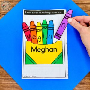 Fun Kindergarten Name Practice Activities - A Spoonful of Learning