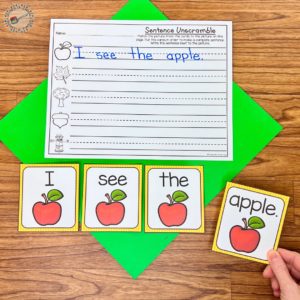 Fun Fall Centers for Kindergarten - A Spoonful of Learning