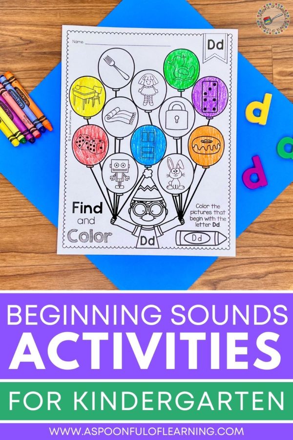 8 Fun Beginning Sounds Activities - A Spoonful of Learning