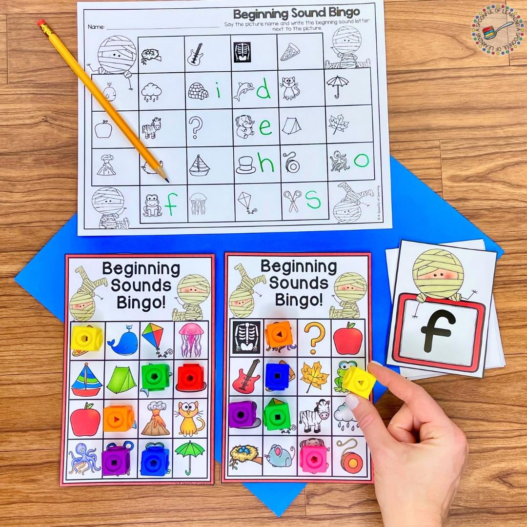 Fun Halloween Centers for Kindergarten - A Spoonful of Learning