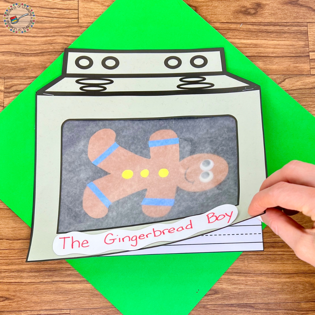 Gingerbread Man Writing Activities for Kindergarten - A Spoonful of ...
