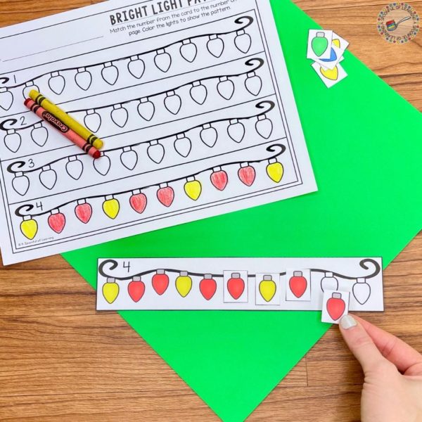 Festive Kindergarten Activities for December - A Spoonful of Learning