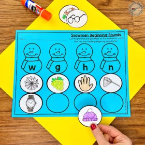 Hands-On Snowman Activities for Kindergarten - A Spoonful of Learning