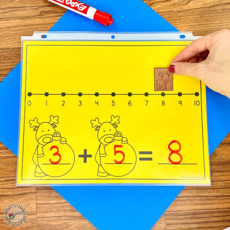 Reindeer Activities for Kindergarten - A Spoonful of Learning