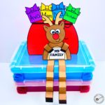 Festive Reindeer Craft for Kindergarten - A Spoonful of Learning