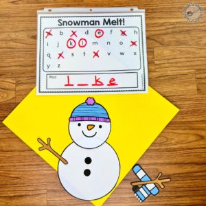 Hands-On Snowman Activities for Kindergarten - A Spoonful of Learning
