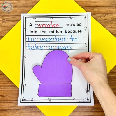 The Mitten Activities for Kindergarten - A Spoonful of Learning