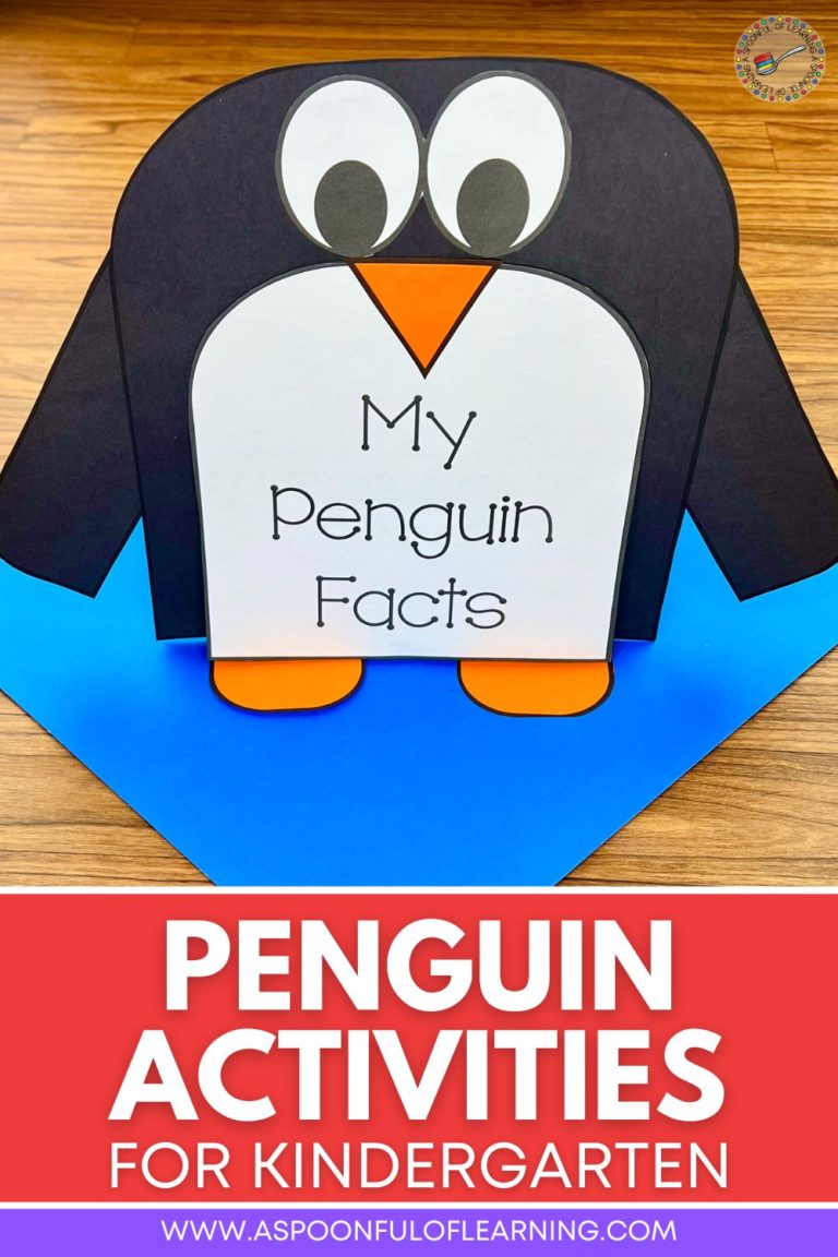 Hands-On Penguin Activities for Kindergarten - A Spoonful of Learning