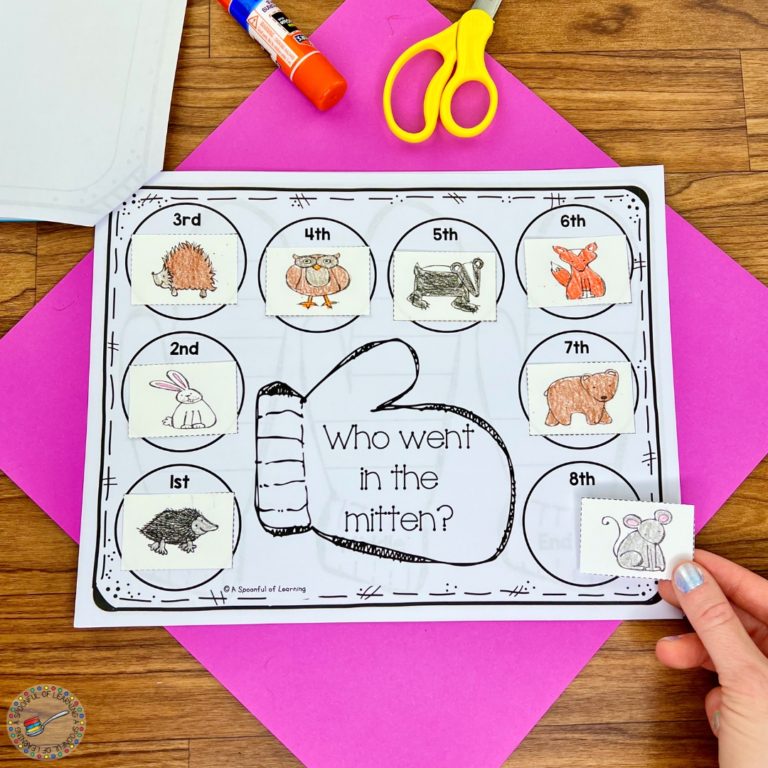 The Mitten Activities for Kindergarten - A Spoonful of Learning