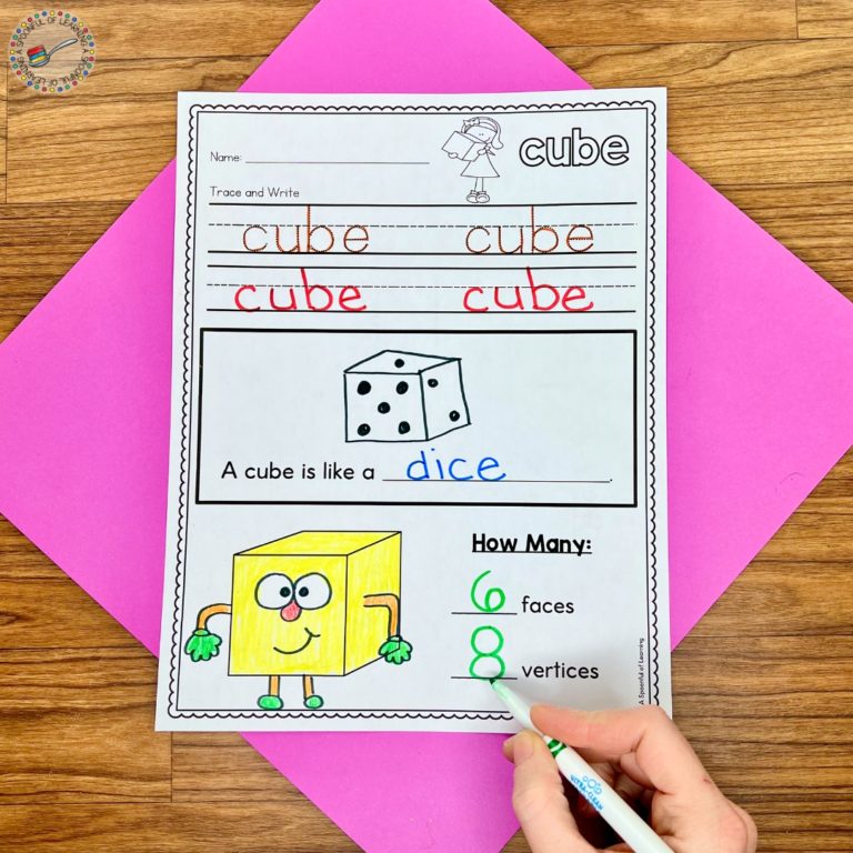 Engaging 3D Shape Activities for Kindergarten - A Spoonful of Learning