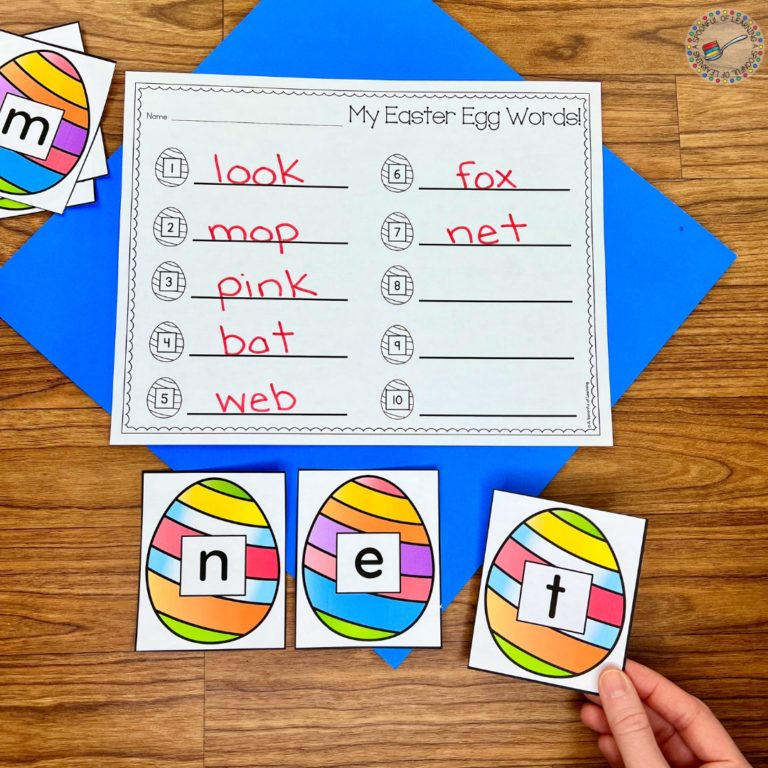 April Themes for Kindergarten - A Spoonful of Learning
