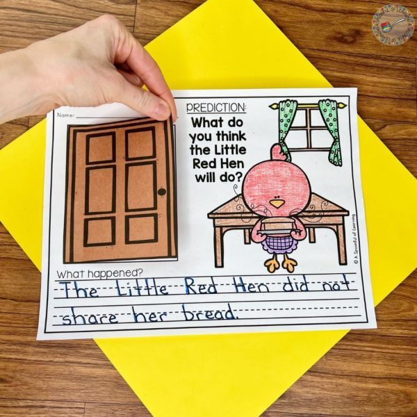 Little Red Hen Activities for Kindergarten - A Spoonful of Learning