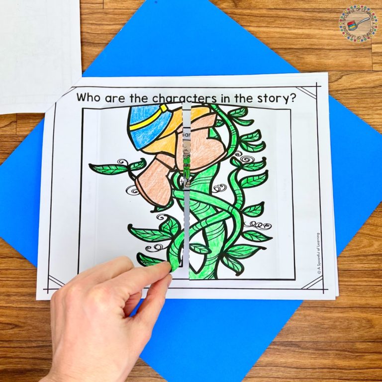 Jack and the Beanstalk Activities for Kindergarten - A Spoonful of Learning