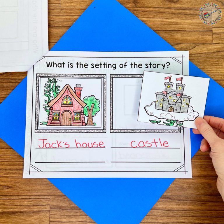 Jack and the Beanstalk Activities for Kindergarten - A Spoonful of Learning