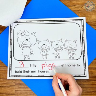 Three Little Pigs Activities for Kindergarten - A Spoonful of Learning