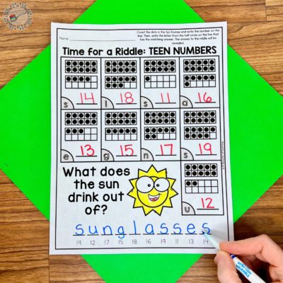 Getting Ready for First Grade Summer Packet - A Spoonful of Learning