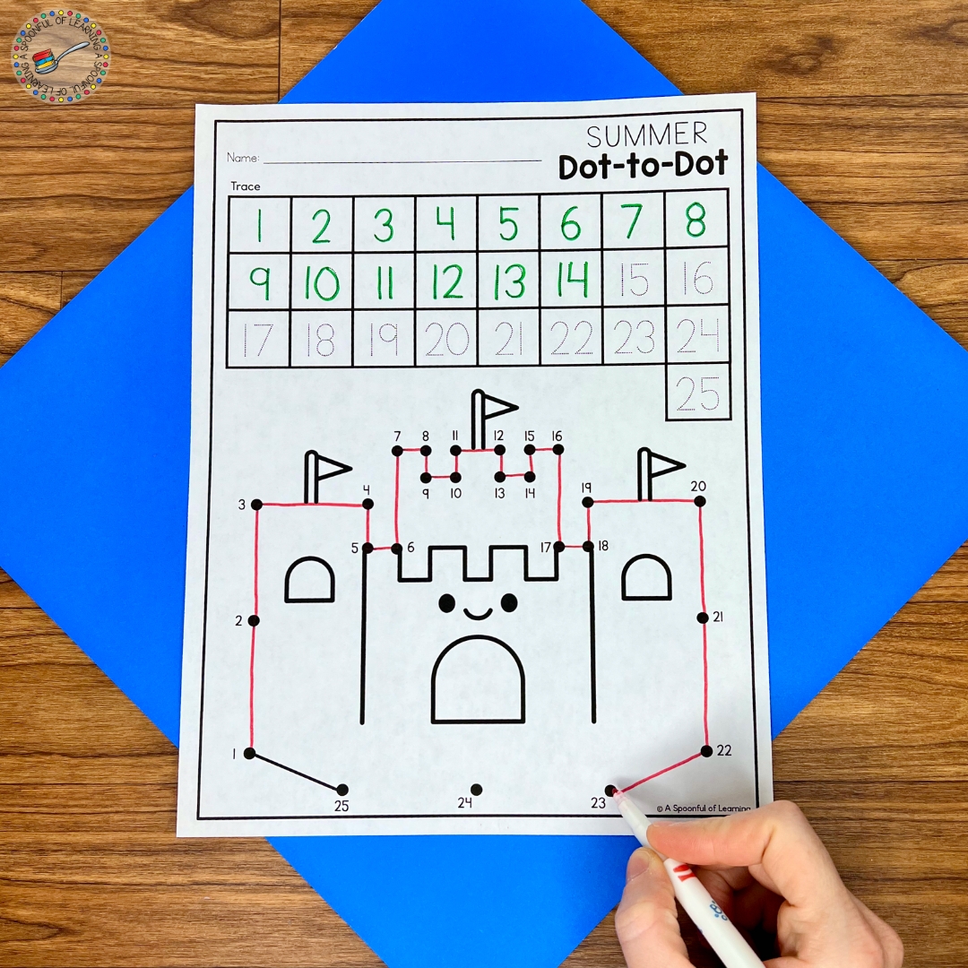 5 Reasons to Send Home a Kindergarten Review Packet - A Spoonful of ...