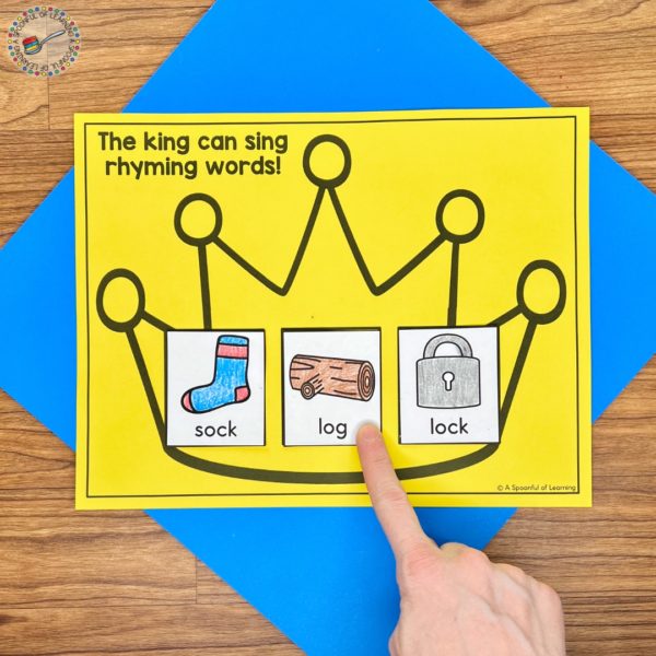 Rhyming Activities for Kindergarten - A Spoonful of Learning